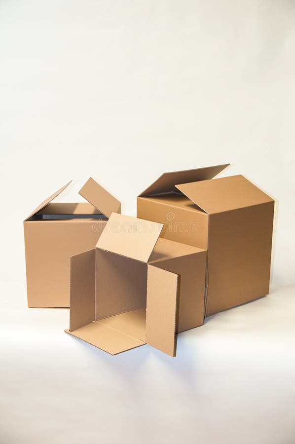 Boxes stock photo. Image of pack, packaging, three, boxes - 28851594
