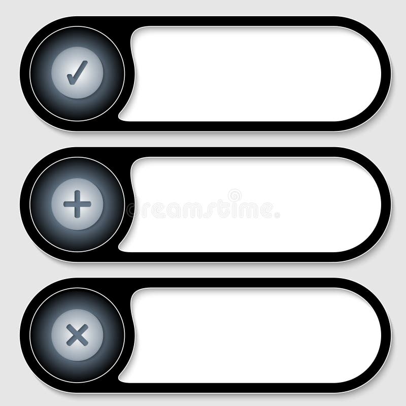 Boxes for any text stock vector. Illustration of shape - 36490278