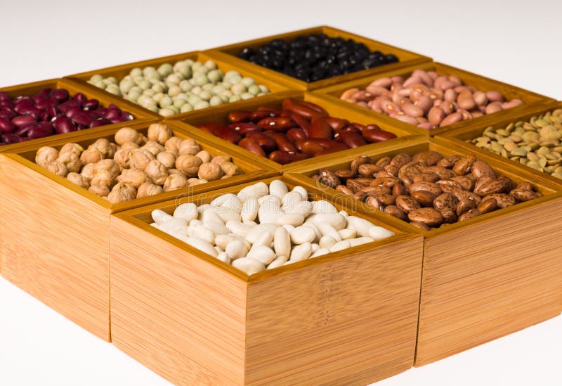Boxes of beans stock photo. Image of green, gourmet, lifestyle - 32754072