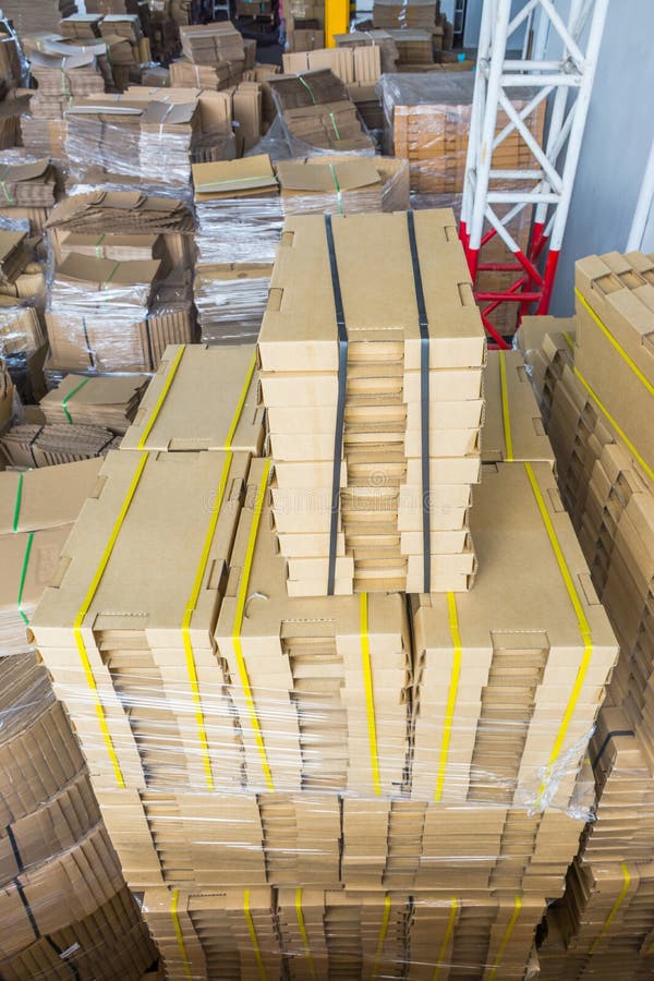 Boxes and Components stock image. Image of cardboard - 56254683