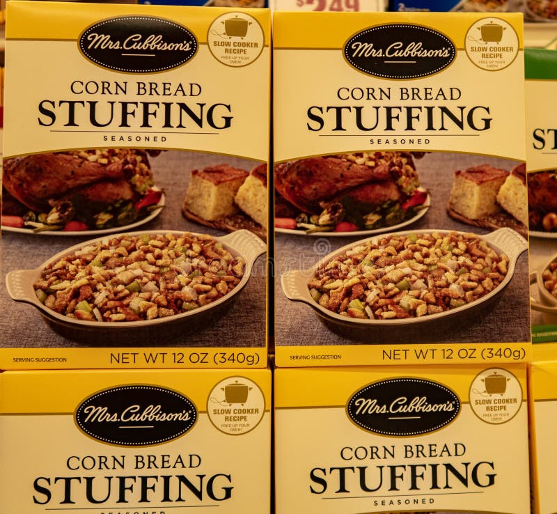 Boxes of Corn Bread Stuffing Editorial Stock Image - Image of popular ...