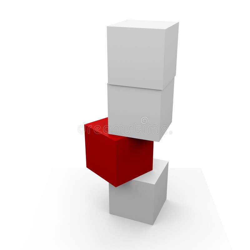 Boxes stock illustration. Illustration of digital, solution - 31203351