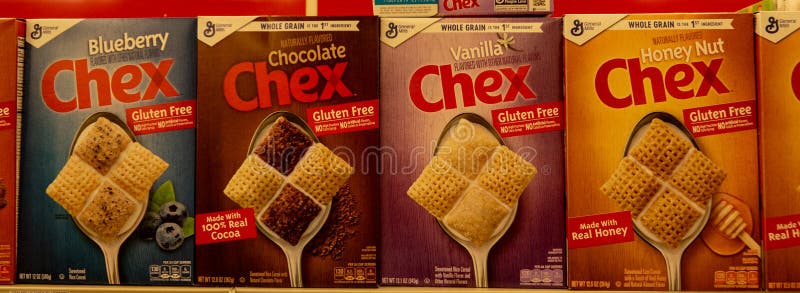 Boxes of General Mills Chex Cereal Editorial Photography - Image of ...