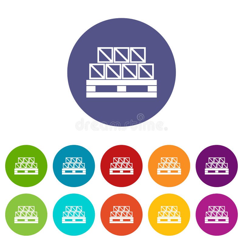 Boxes Goods Icon, Simple Style Stock Vector - Illustration of business ...