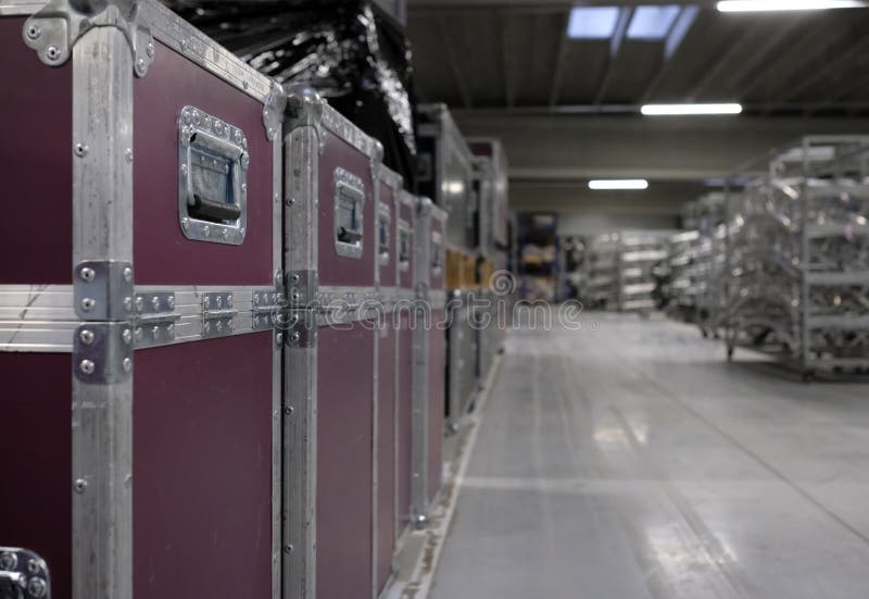 Inside a Storage Room in a Logistics and Distribution Warehouse Stock ...