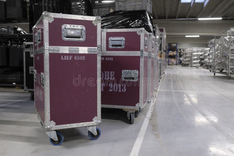 Inside a Storage Room in a Logistics and Distribution Warehouse Stock ...