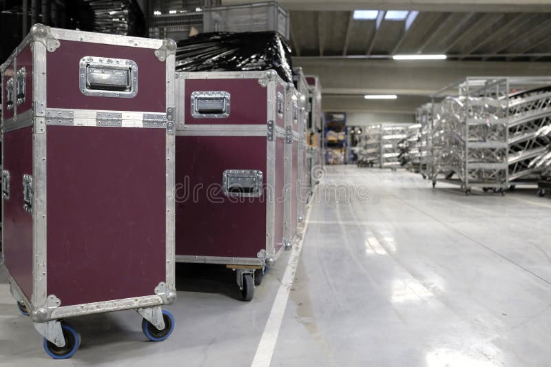 Inside a Storage Room in a Logistics and Distribution Warehouse Stock ...