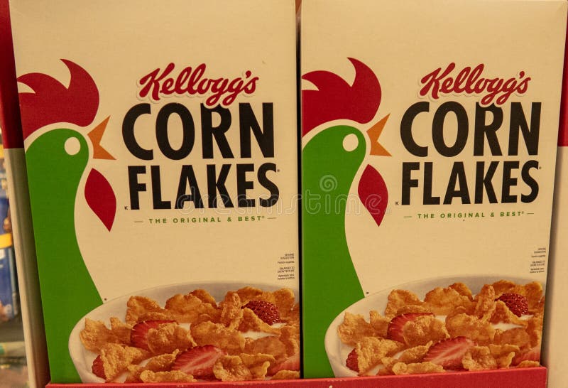 Boxes of Kellogg`s Raison Bran Cereal Editorial Stock Image - Image of ...
