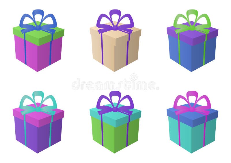 Boxes Multi-coloured, Square Stock Vector - Illustration of coloured ...