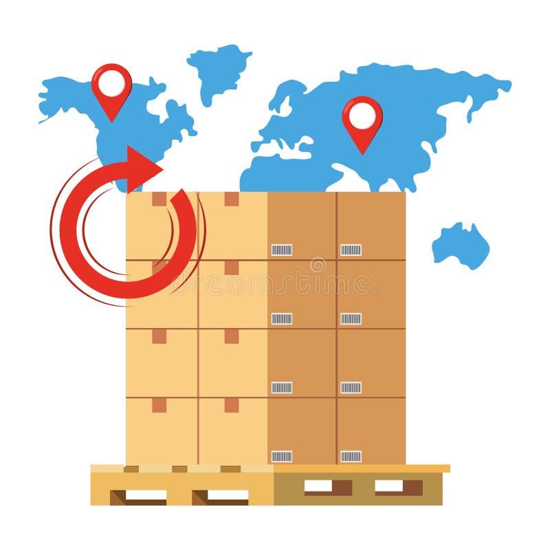 Product Pallets Stock Illustrations – 185 Product Pallets Stock ...