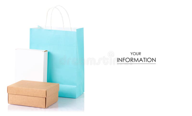 The Boxes Paper Bag Package Pattern Stock Image - Image of fashion ...