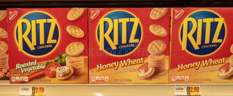 A Box of Ritz Crackers editorial image. Image of popular - 183306500