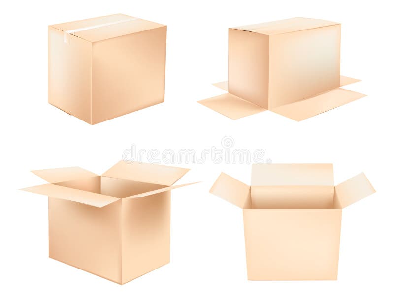 Boxes stock illustration. Illustration of order, merchandise - 43565433