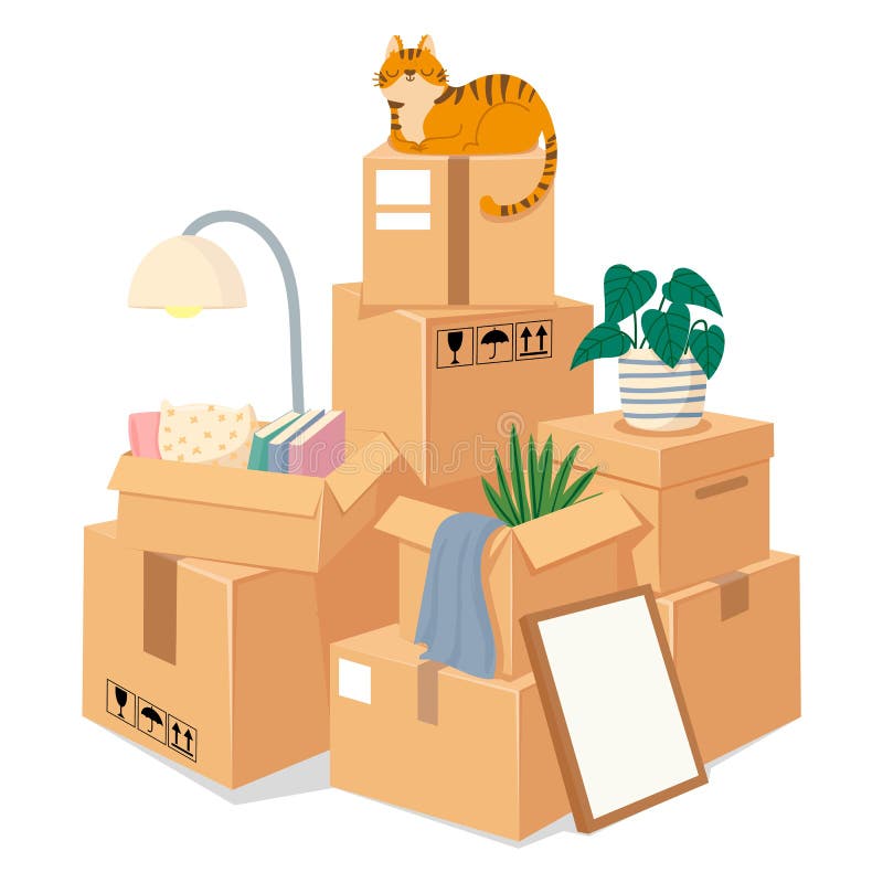 Moving Box Clipart Free