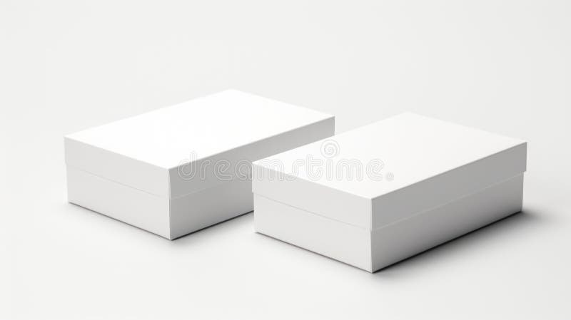 Boxes Stacked for Storage or Display Stock Photo - Image of element ...