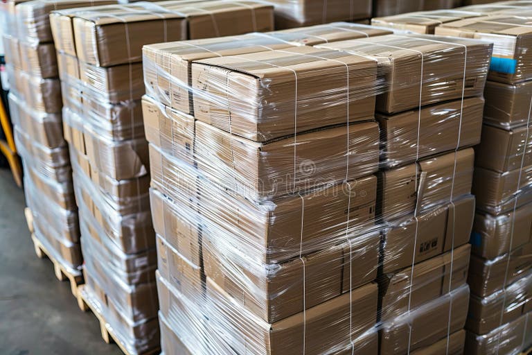 Boxes in Stock. Packed Boxes in Stock Ready for Shipping in Stock ...