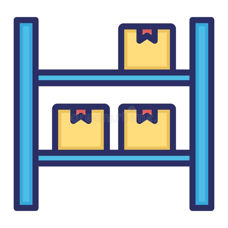 Boxes, Storage, Delivery, Packages Fully Editable Vector Icon Stock ...