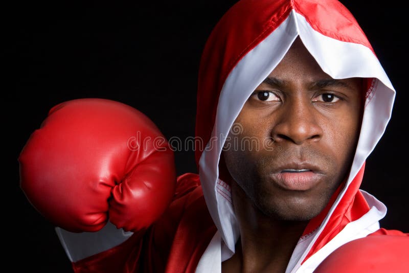 Boxeur professionnel image stock. Image du robe, boxeur - 7563697