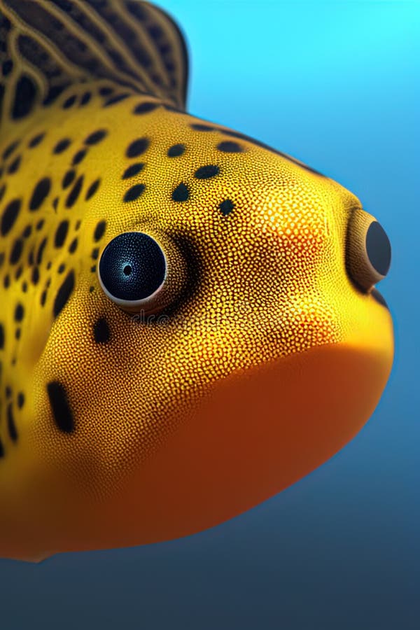 Boxfish Animal. AI Generated. Stock Illustration - Illustration of ...