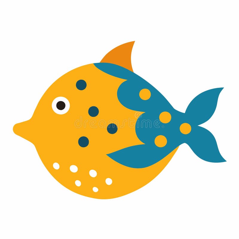 Boxfish Fish Knocks Icon Vector Illustration Stock Vector ...