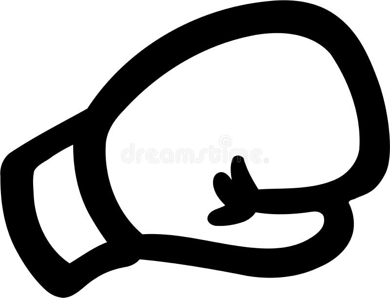 Boxhandschuh vektor abbildung. Illustration von sieger - 85848151