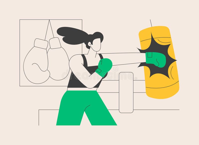 Boxing Abstract Concept Vector Illustration. Stock Vector ...