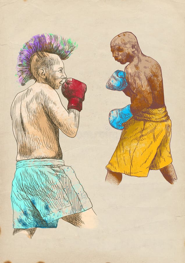 Boxing arena 9 stock illustration. Illustration of fight - 28045010