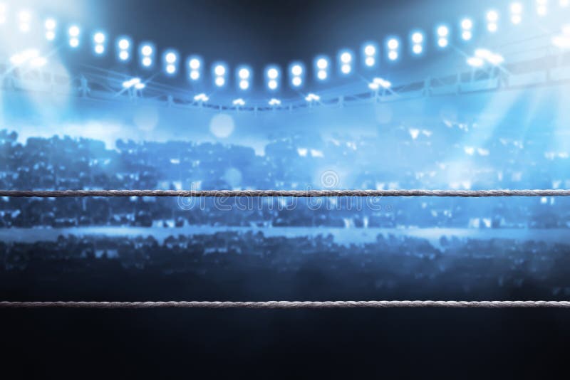 Boxing arena stock photo. Image of match, arena, battle - 79666978