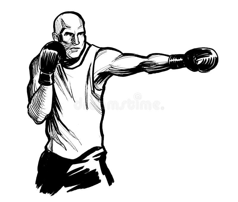 Boxing athlete stock illustration. Illustration of boxing - 226272832