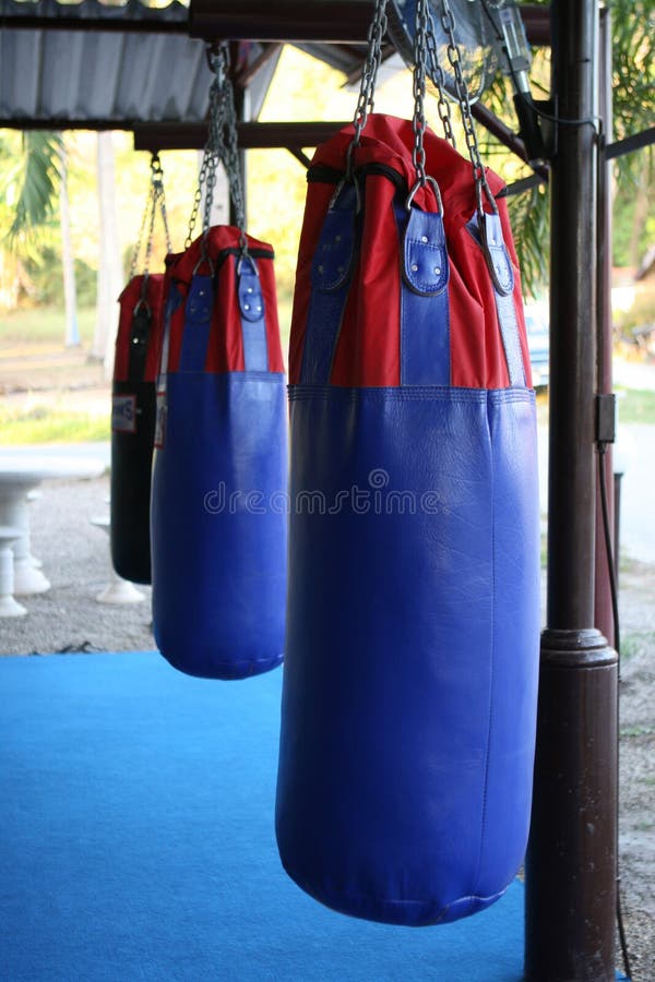 Boxing bags stock image. Image of sport, kung, equipment - 8834037