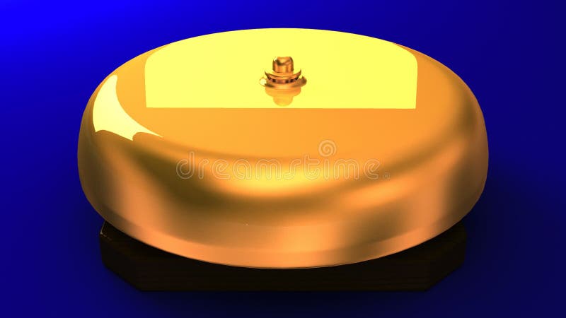 Boxing Bell on Blue Background Stock Video - Video of match, gong ...