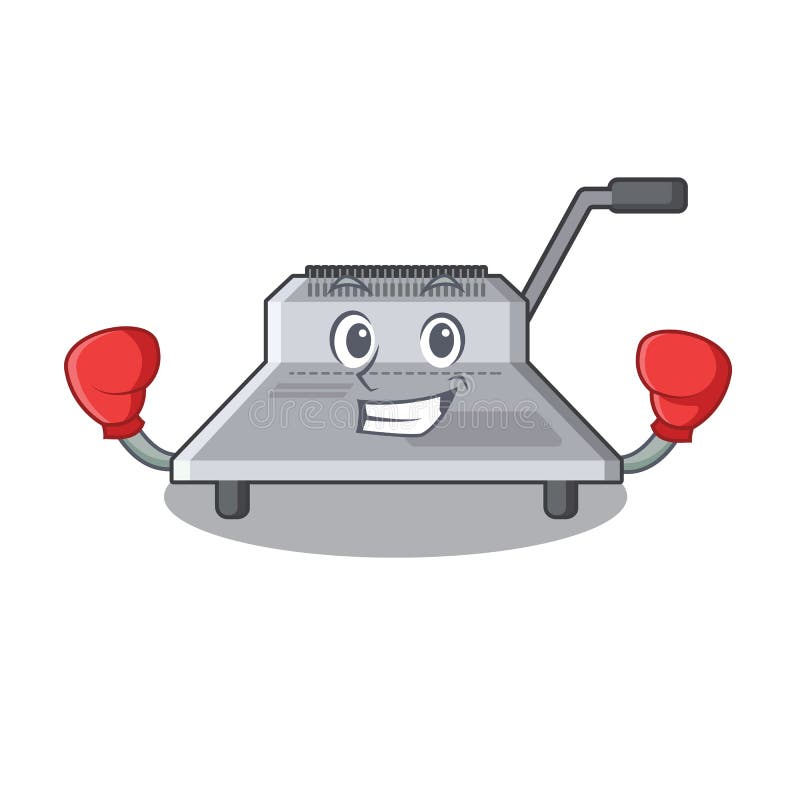 Boxing Binding Machine Isolated in the Mascot Stock Vector ...