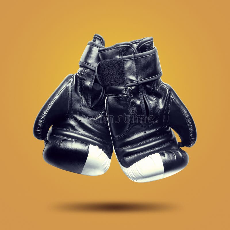 Boxing Black Glove stock image. Image of battle, ensnare - 17195