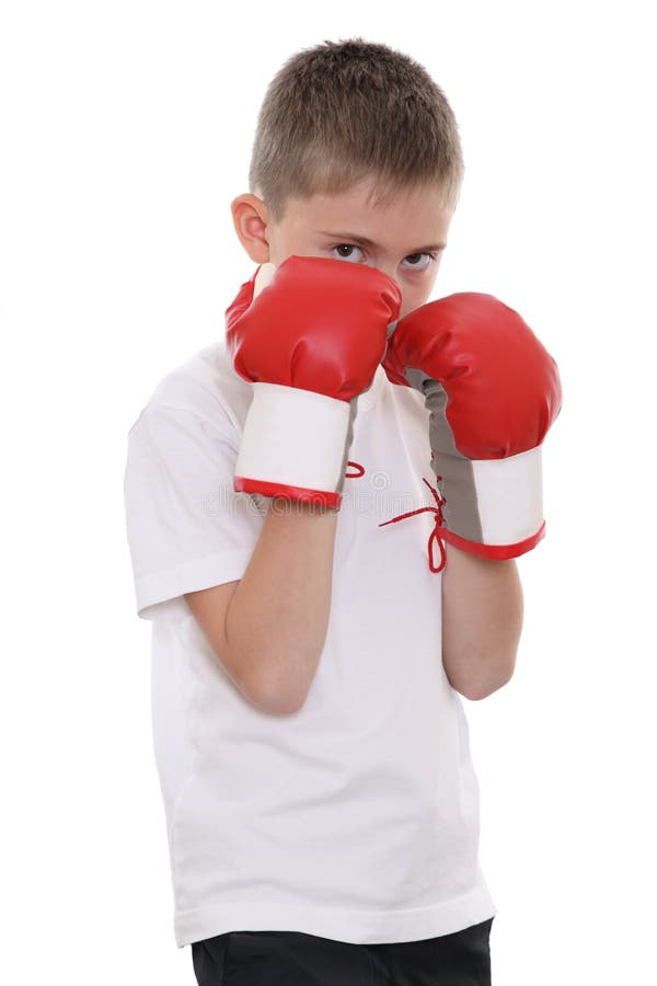 Boxing boy stock image. Image of physical, gloves, sportsman - 22903113
