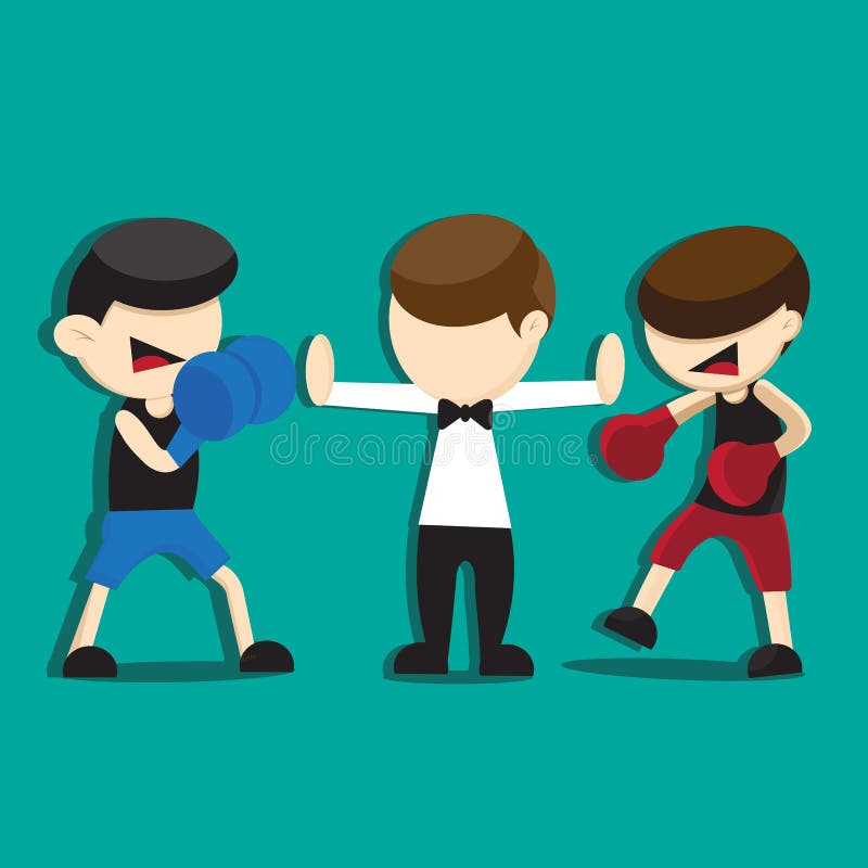 BOXING CARTOON stock vector. Illustration of colorful - 49793148