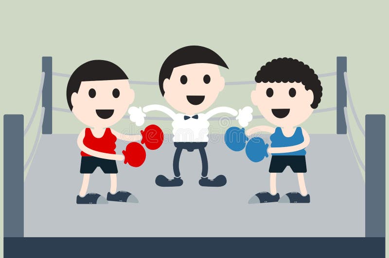 Boxing Referee Cartoon