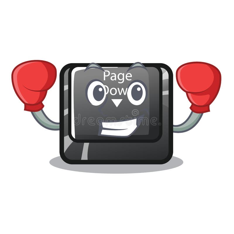 Boxing Character Cartoon Multiply Sign for Logo Stock Vector ...