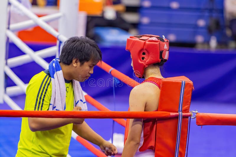Boxing Competition of the National Games Editorial Stock Photo - Image ...