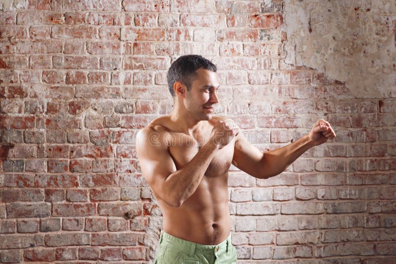 Boxing Concept. Closeup Boxer Fist Stock Image - Image of exercise ...