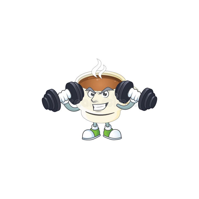 Boxing a Cup Coffee in the Morning Stock Vector - Illustration of cute ...