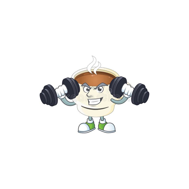 Boxing a Cup Coffee in the Morning Stock Vector - Illustration of cute ...