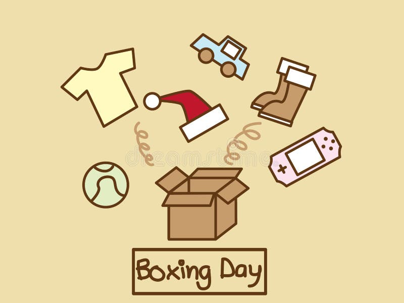 Boxing Day stock vector. Illustration of boots, boxing - 27811763
