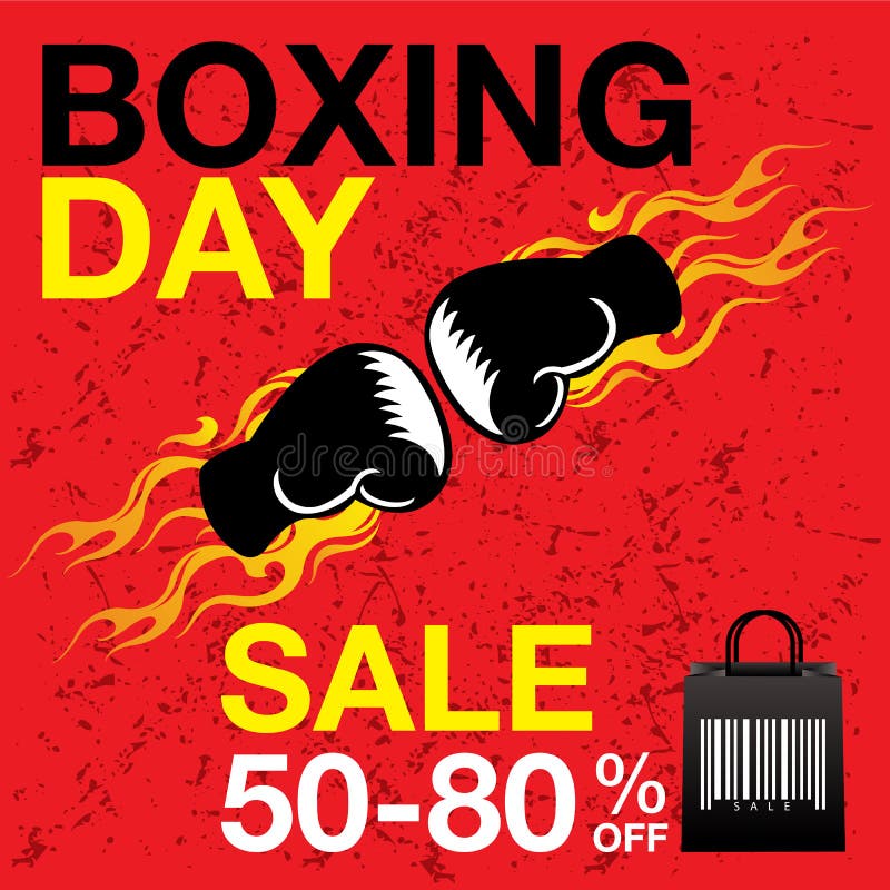 Boxing Day background stock vector. Illustration of product - 81759245