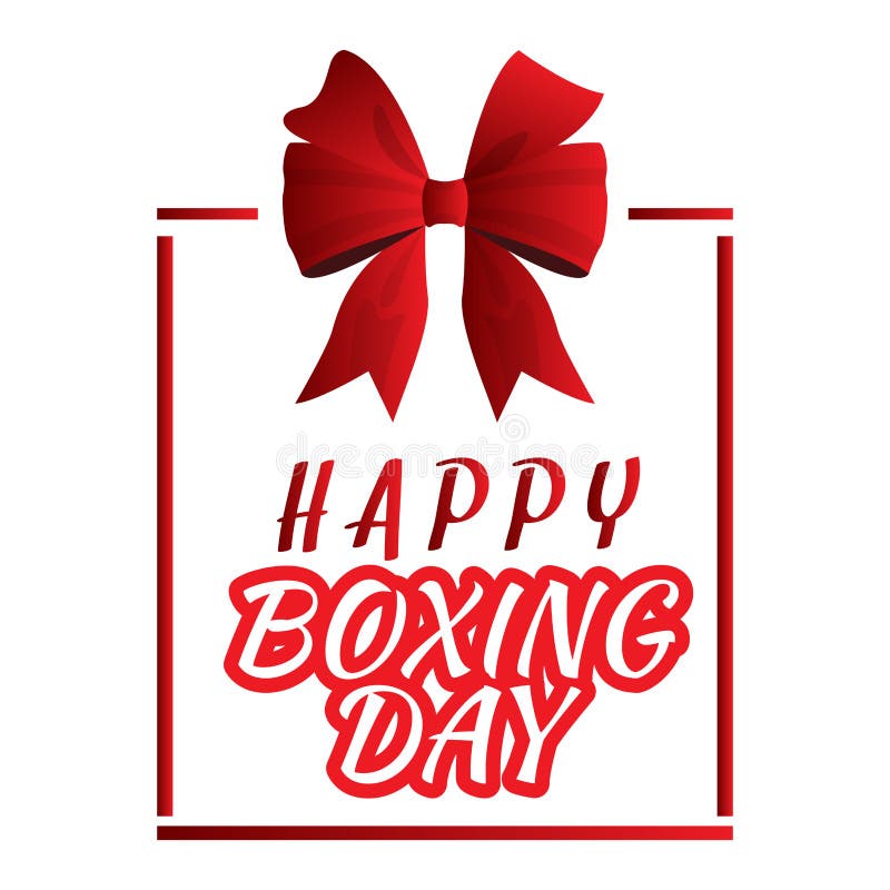 Boxing day graphic design stock vector. Illustration of flyer - 105481336