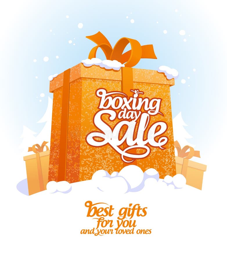 Boxing Day Sale Bundle Gradient Shape Stock Vector - Illustration of ...