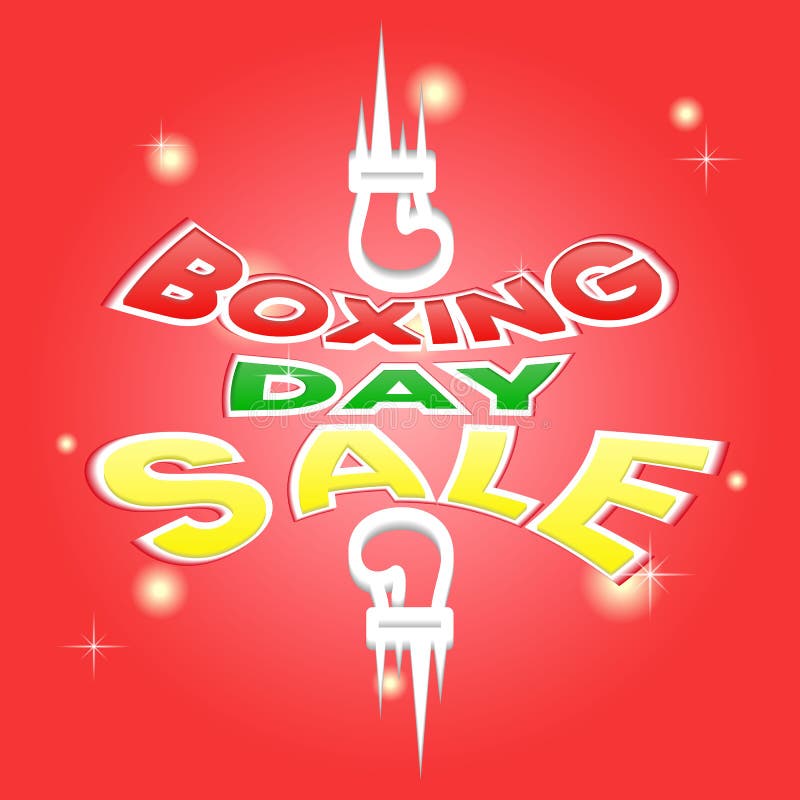 Boxing Day Sale Promotion. Simpel and Modern Style Stock Vector ...