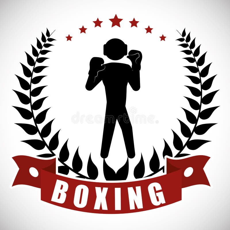 Boxing design stock vector. Illustration of design, fighter - 59042605