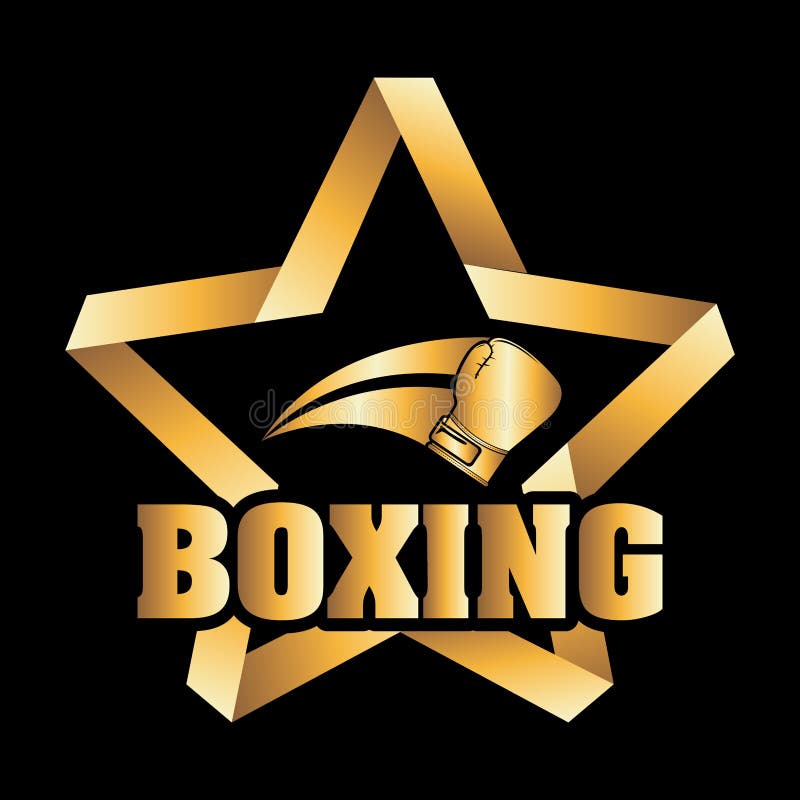 Boxing design stock vector. Illustration of golden, fist - 44960058
