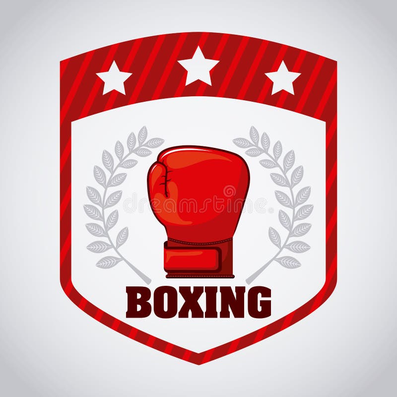 Boxing design stock vector. Illustration of boxer, label - 44960082