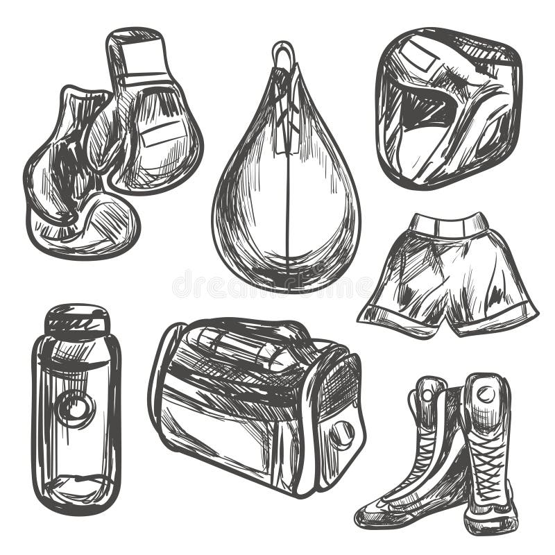 Boxing Digital Design Vector Illustration Stock Vector - Illustration ...